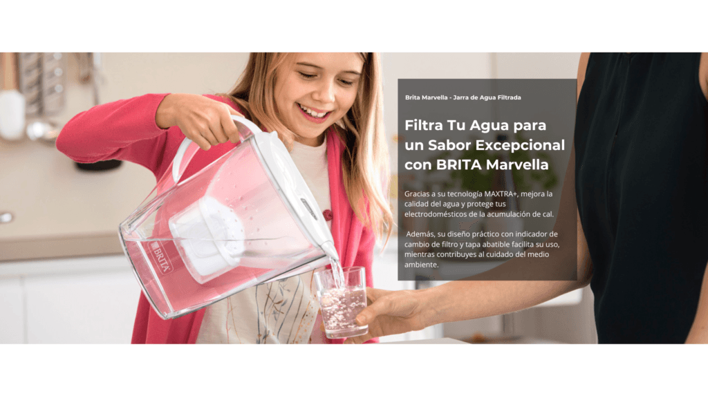 💦 BRITA Marella – Jarra Filtrante para Agua Fresca y Pura